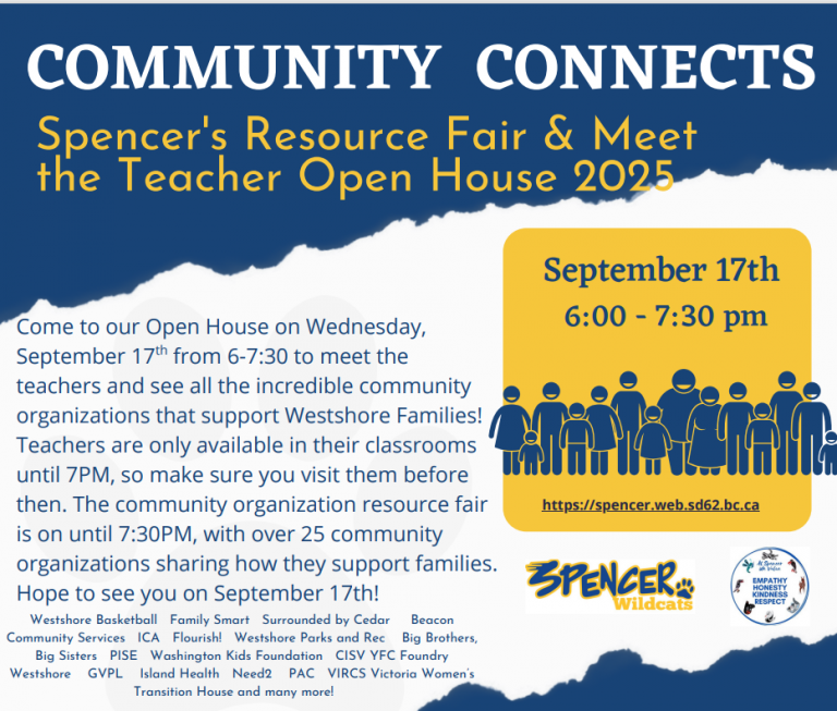 Community Connects: Spencer’s Resource Fair & Meet the Teacher Open ...
